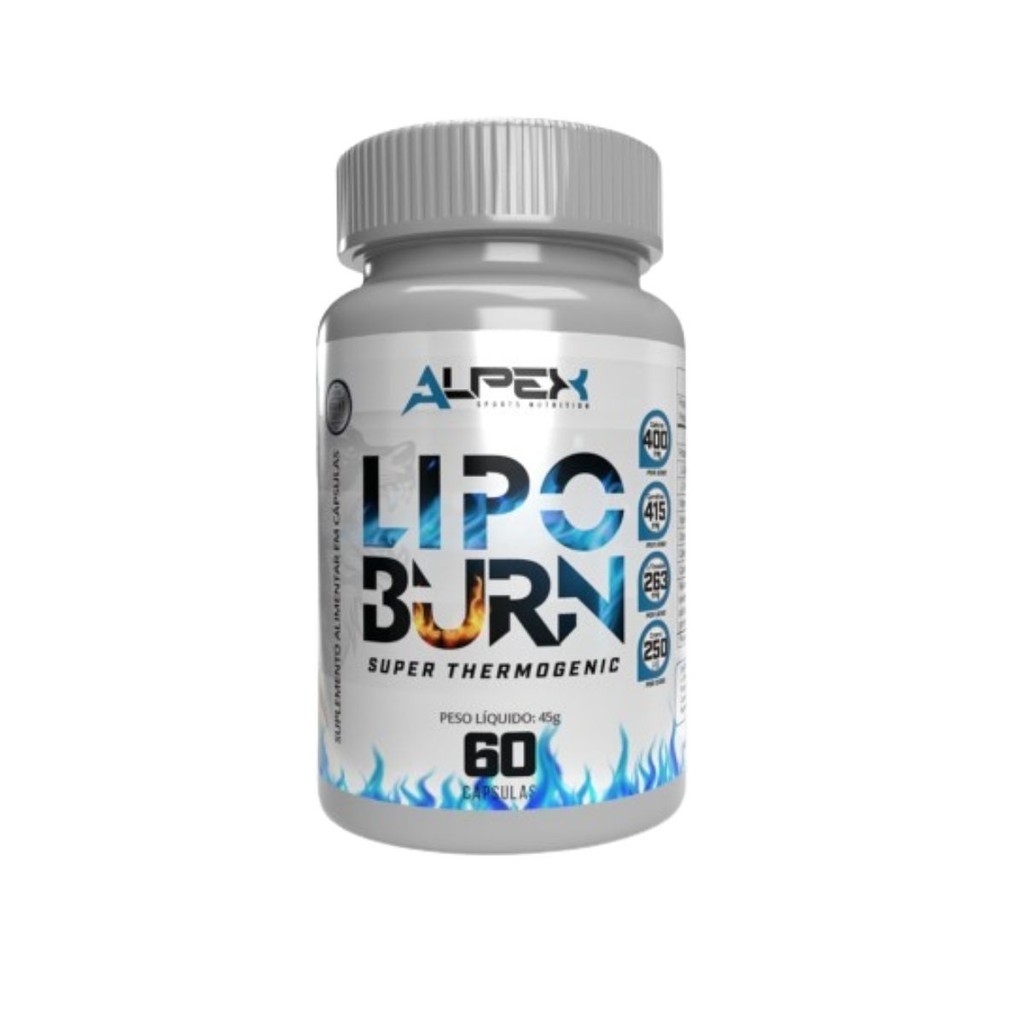 Lipo Burn Super Thermogenic 60 cps - Alpex Nutrition | Shopee Brasil