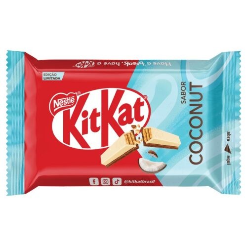 Chocolate Kit Kat Coconut Com 24 Unidades De 41,5g | Shopee Brasil