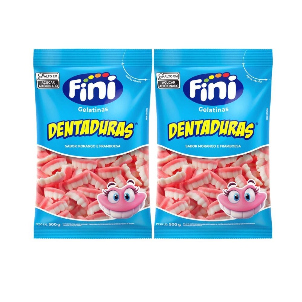 Kit 1kg de Dentaduras - Fini | Shopee Brasil