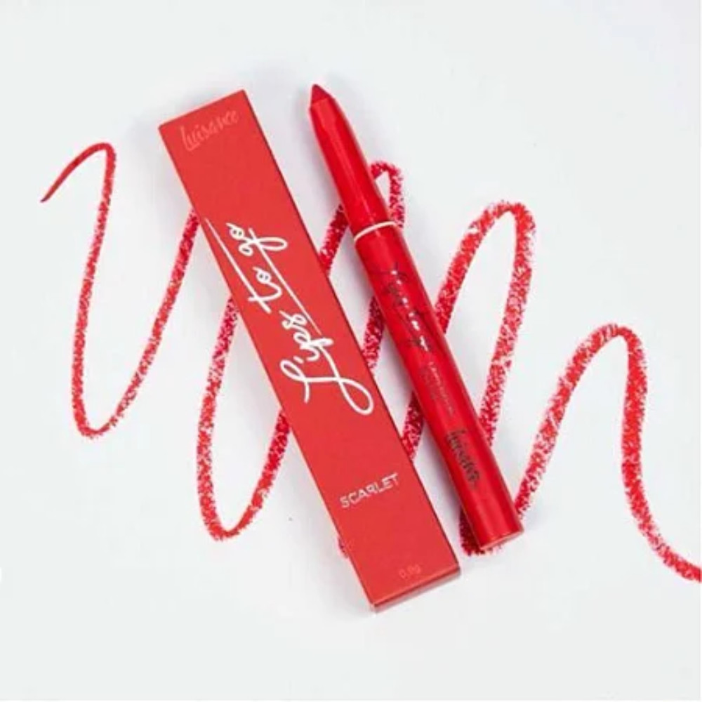 Lips To Go Lapis Batom Retratil com Apontador Luisance SCARLET - L17008 ...