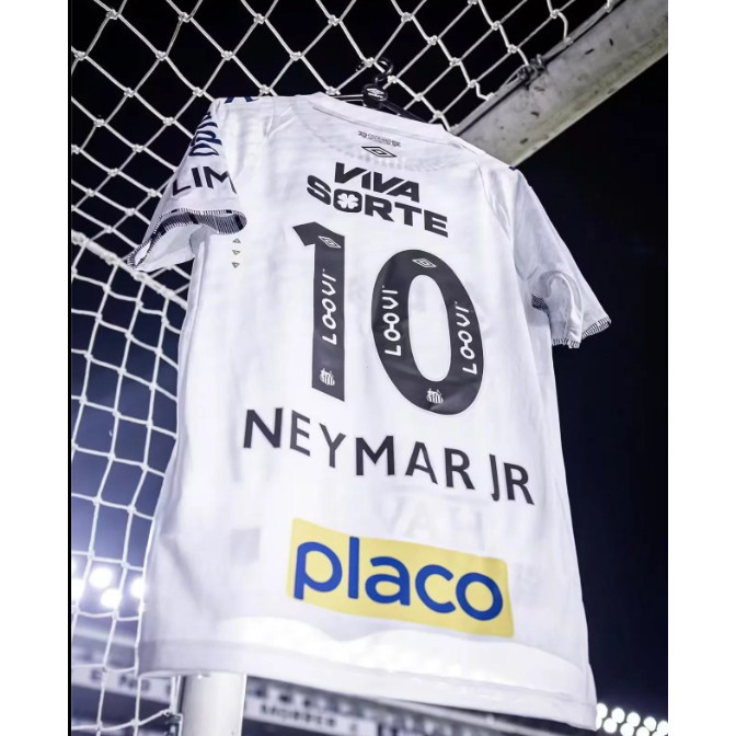 2025 Santos Neymar Jr. Short Sleeve Men's T-Shirt | Shopee Brasil