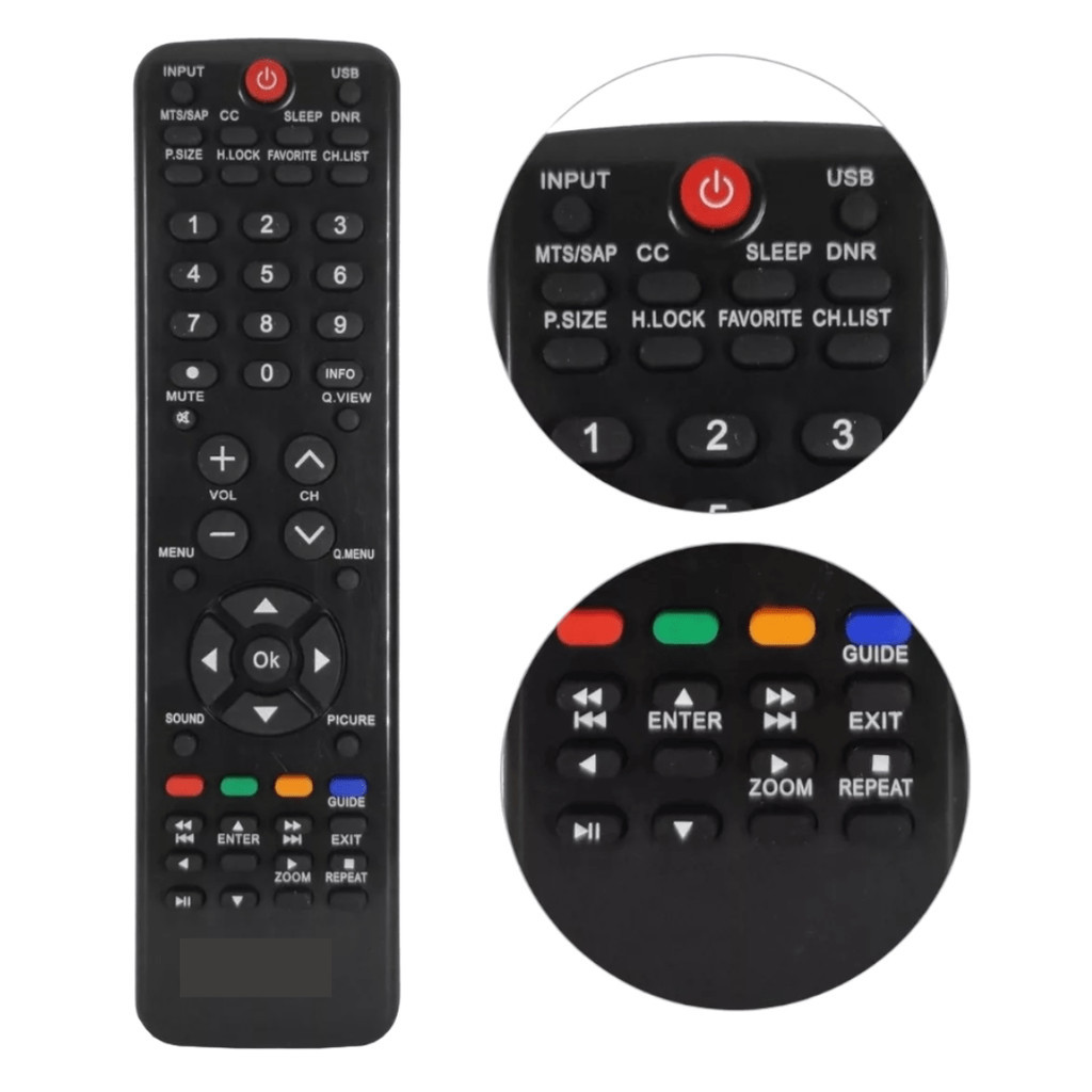 Controle remoto tv lcd led h-buster hbtv-3203hd 42d01hd 3603 | Shopee ...