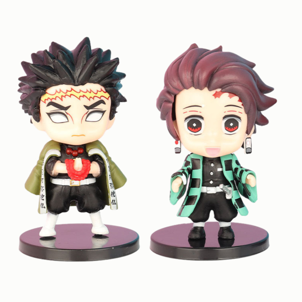 Action figures mini bonecos anime Kimetsu no Yaiba/Demon Slayer ...