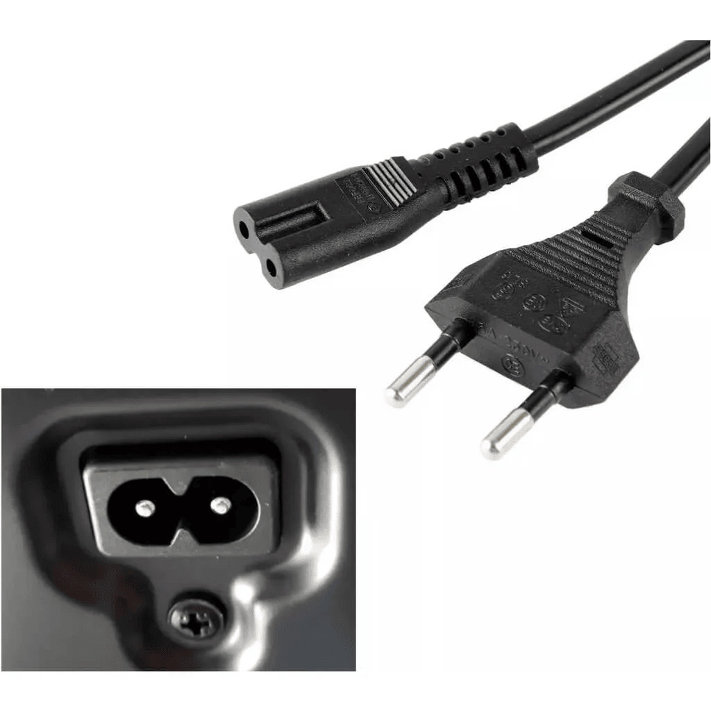 KIT 3 CABOS DE FORÇA BIPOLAR 2 PINOS 1,5 METRO FIX | Shopee Brasil