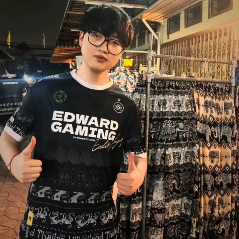 [Idagem Personalizável] EDG Tailândia Bangkok Masters Game Uniform Jersey.2025 Valente Game EDG ...