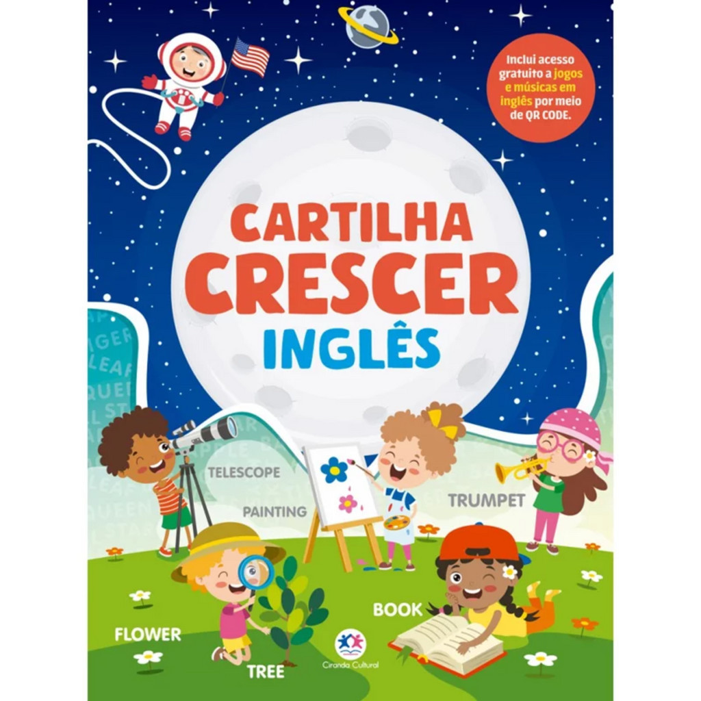 Cartilha Crescer - Inglês - Ciranda Cultural - Livro Físico Escolar ...