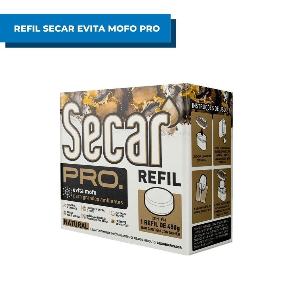Refil Evita Mofo Secar Pro 450g Grandes Ambientes Alta Performance ...