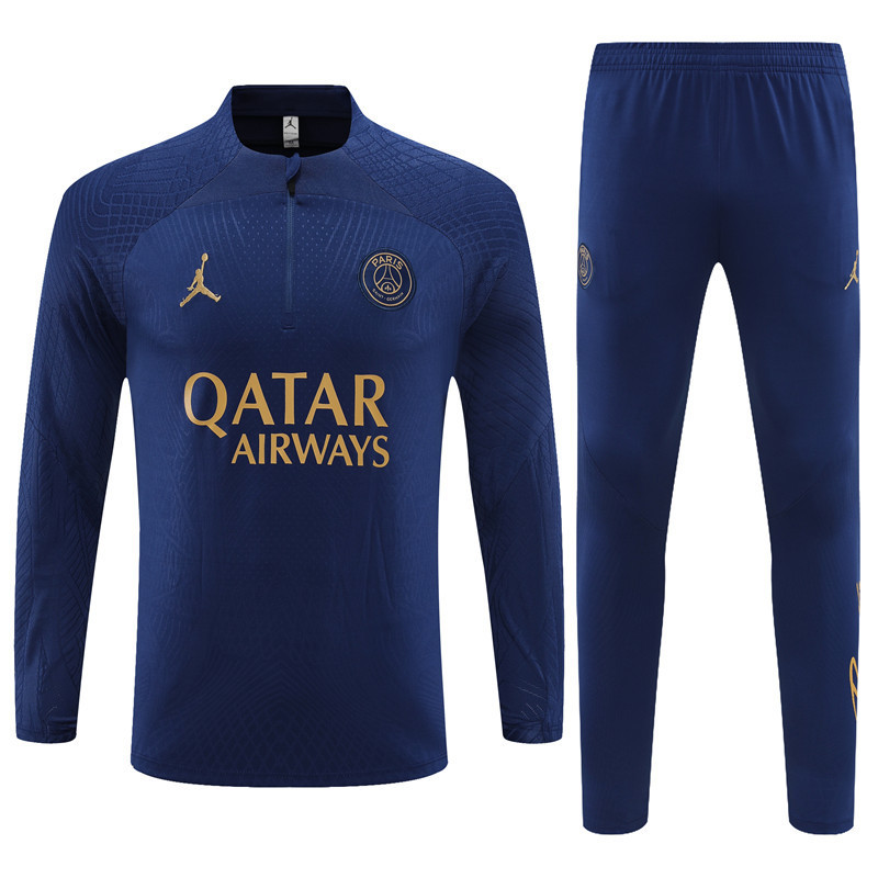 Hot PSG 2024 Paris Saint Germain Sapphire Blue Drill Men's Training ...