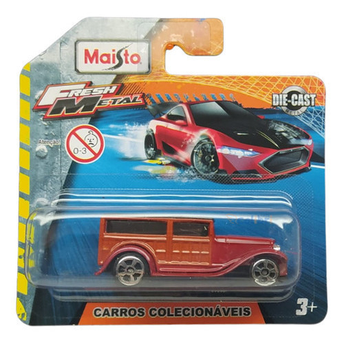 Maisto Fresh Metal 1:64 1932 Ford Woody Wagon | Shopee Brasil