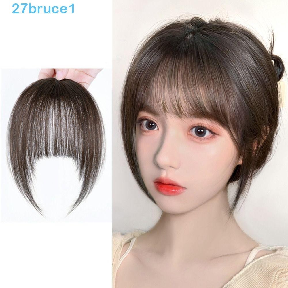BRUCE1 3D Franja Peruca Clipe Em Festa Invisível Fofo Meninas Curtas ...
