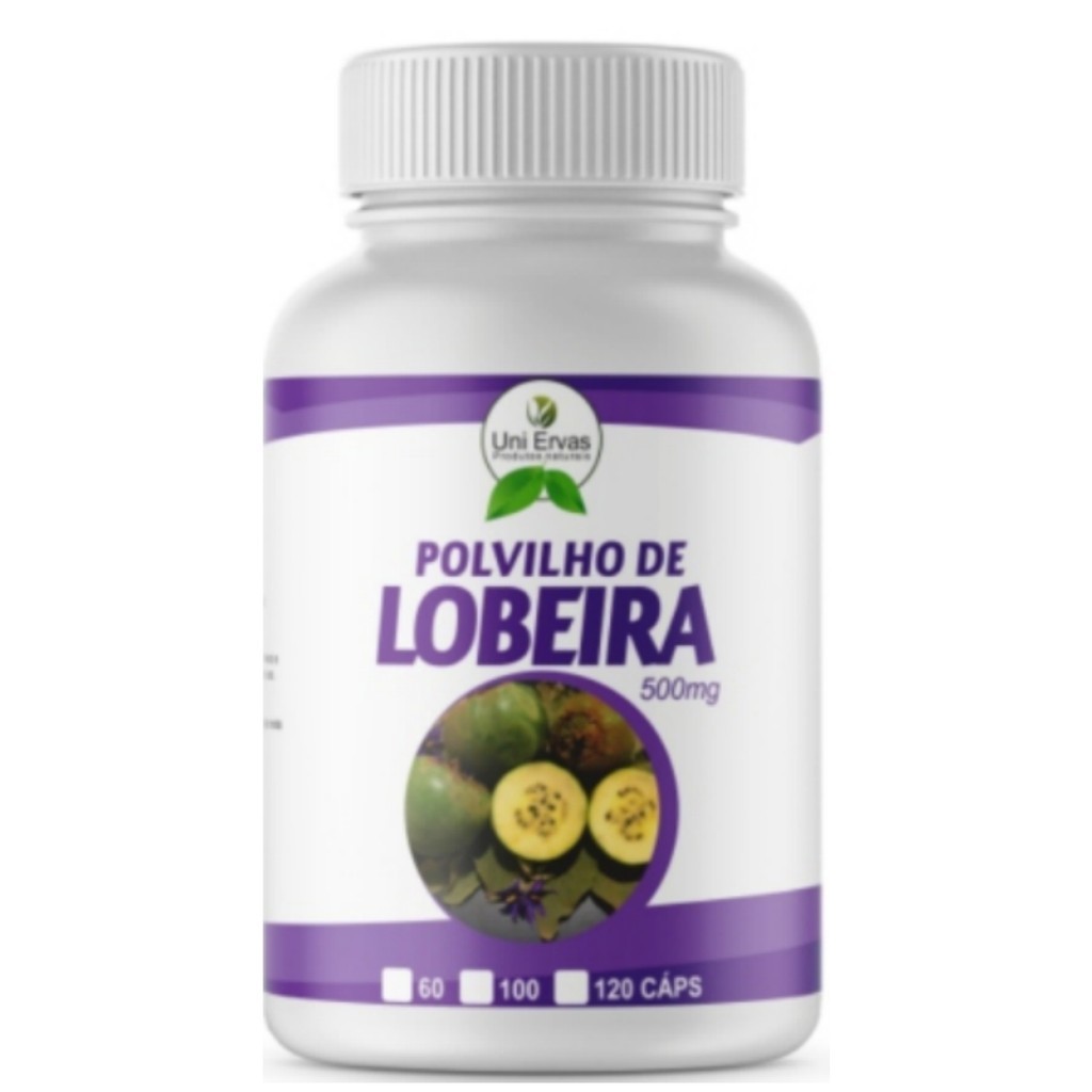 Polvilho de Lobeira 120 Capsulas Reduz Diabetes Colesterol | Shopee Brasil
