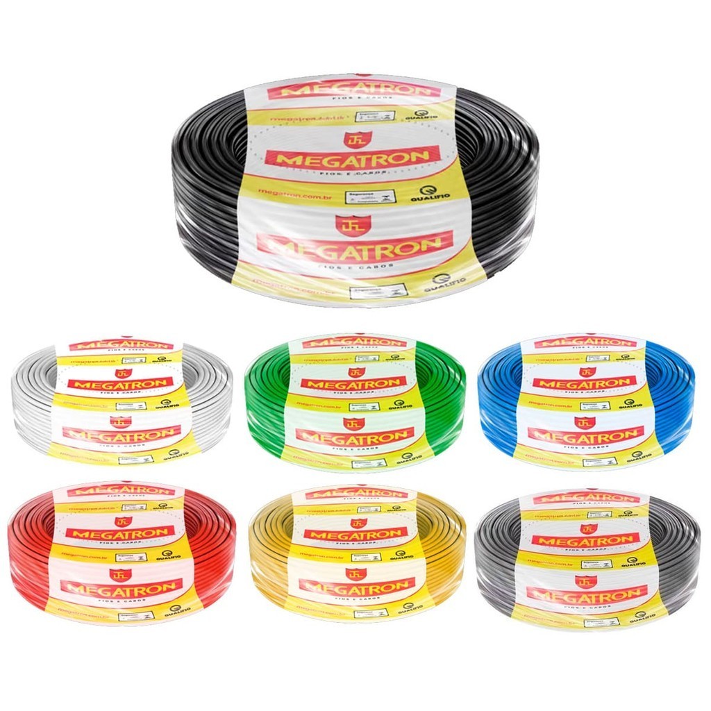 Fio 2,5mm Megatron Cabo de Energia Flexível Bobina com 30 metros ...