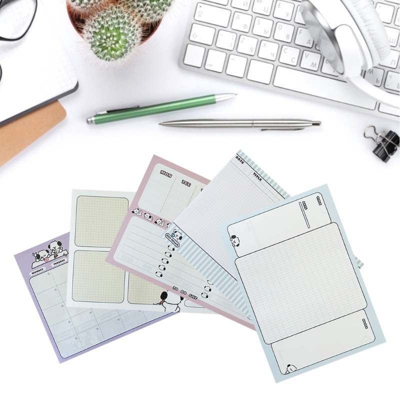 Weekly Planner Monthly Notepads Notebook 50 Folhas Data Planificador ...