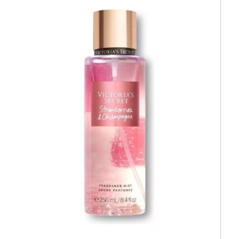 Body Splash Victoria Secrets Strawberry champagne | Shopee Brasil