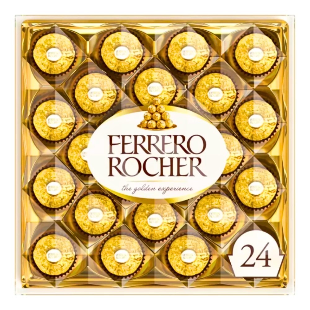 Chocolate Ferrero Rocher Diamante T24 - 24 Bombons | Shopee Brasil