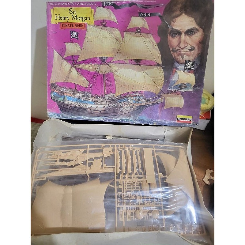 Sir Morgan Henry Pirate Ship Model Kit (Lindberg) | Shopee Brasil