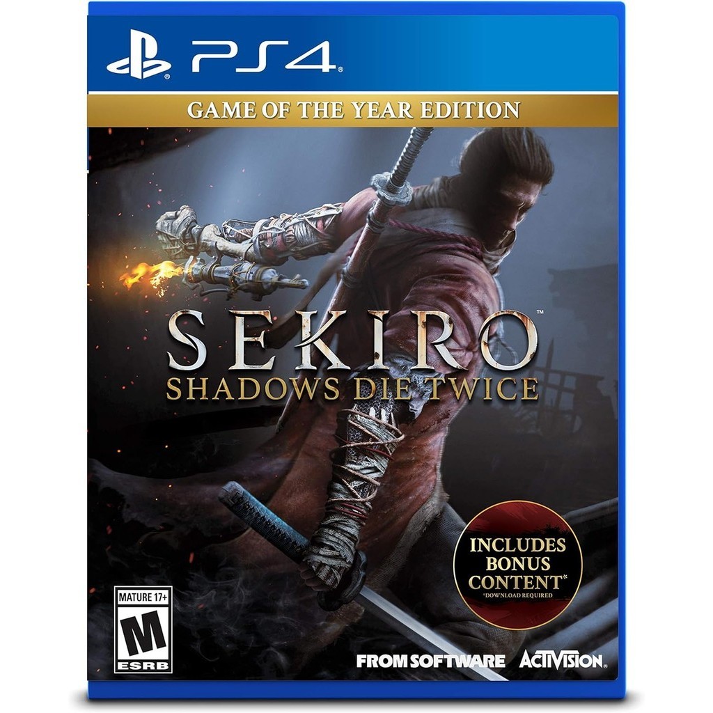 Sekiro Shadows Die Twice Game of the Year PS4 | Shopee Brasil