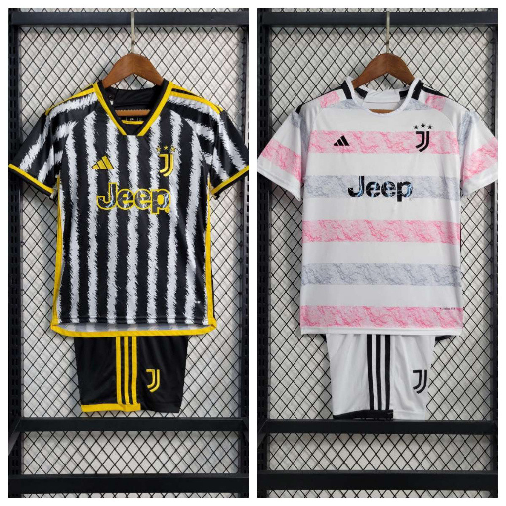 camisa de futebol 23/24 Home Futebol Camisa/Away Kids Camisa Infantil ...