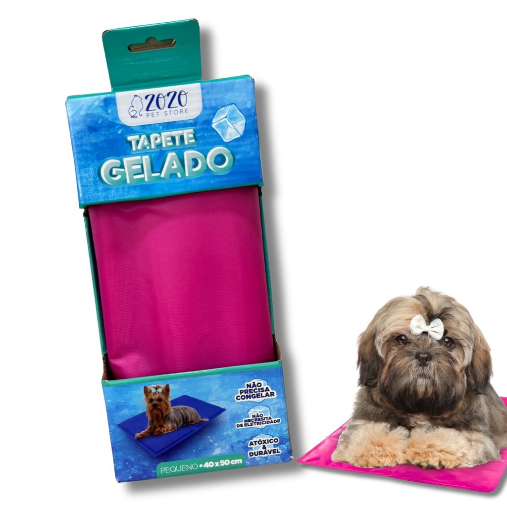 Tapete Gelado Refrescante Para Cães P Rosa Zozo Pet Store | Shopee Brasil