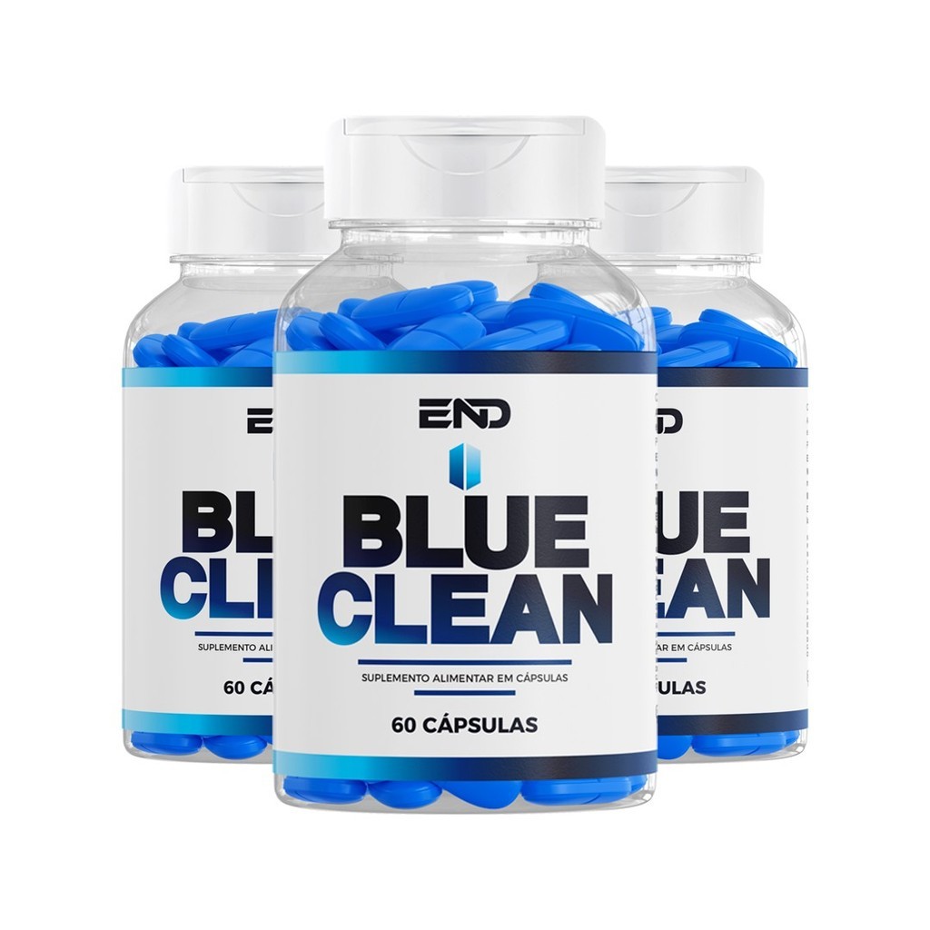 3 Blue Clean Original 180 Capsulas Formula Avançada | Shopee Brasil