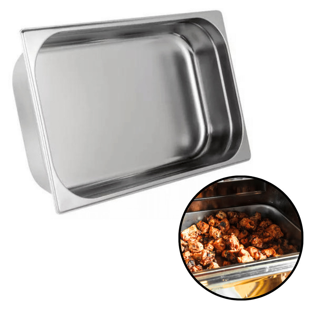 Cuba Gastronômica Inox Buffet 32,5X26,5X6,5cm Resistente Para ...