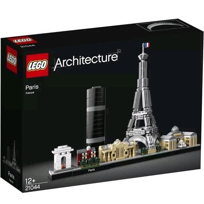 Lego Paris França Arquitetura Skyline Torre Eiffel Novo Selado | Shopee ...