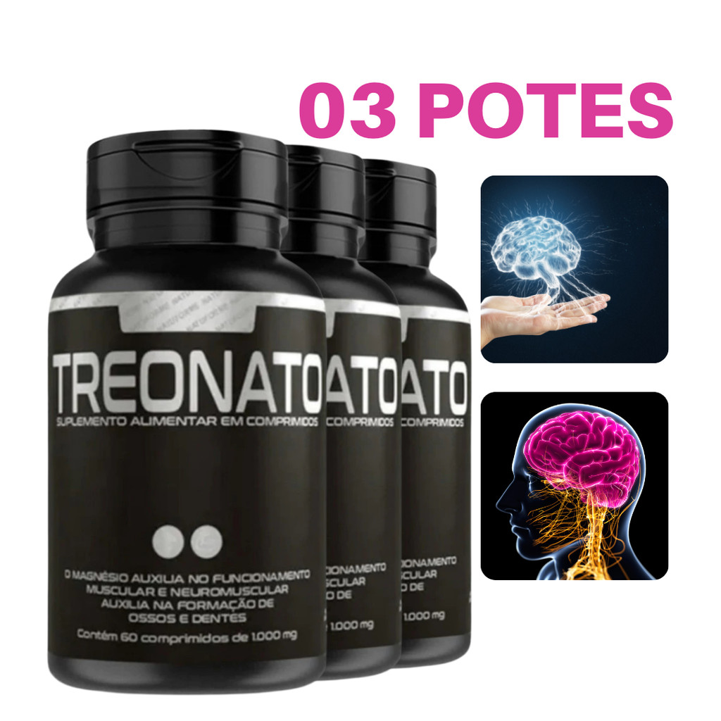 Magnésio de Treonato Magnesio Treonina 60 comprimidos Natuforme | Shopee Brasil