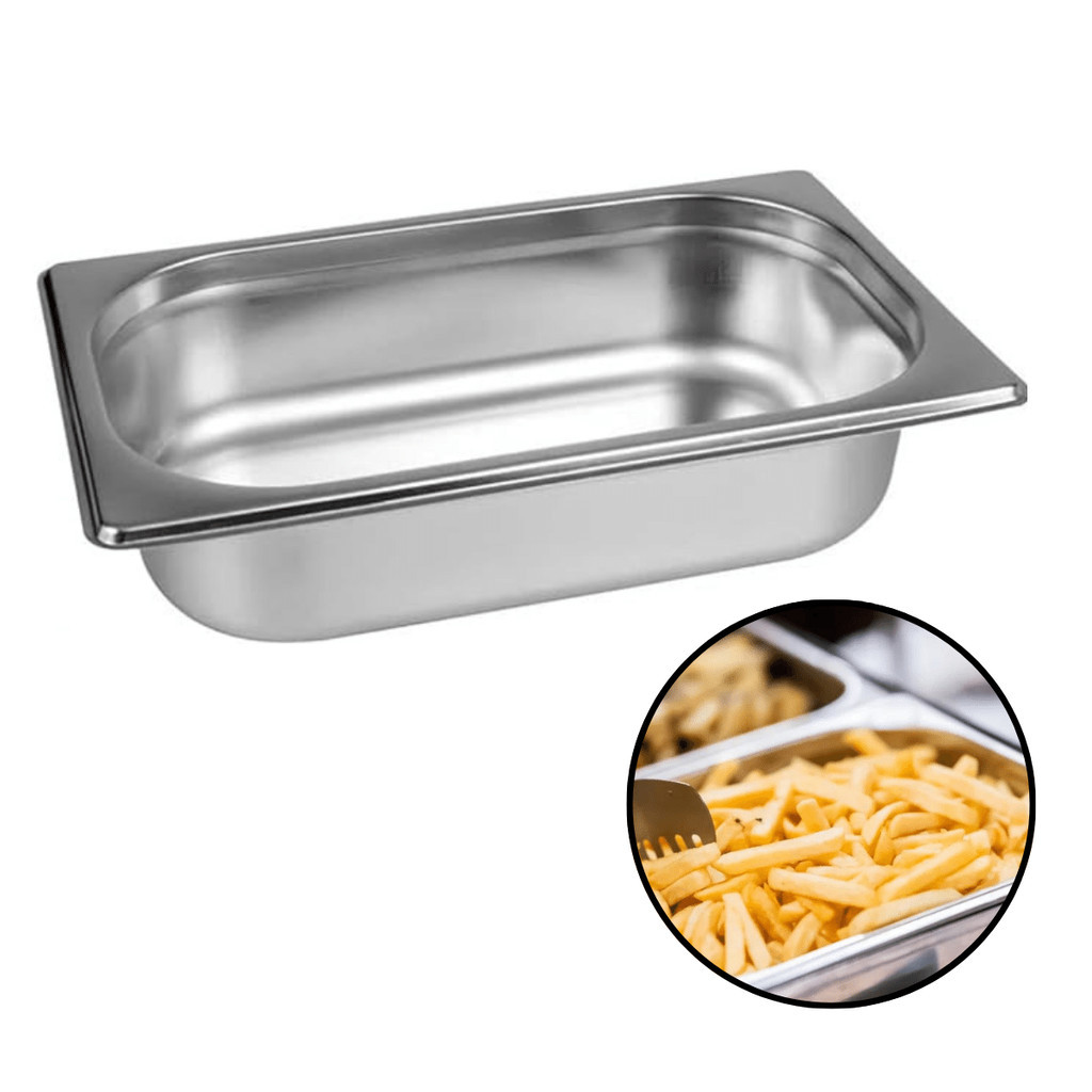 Cuba Gastronômica Inox Buffet 32,5x17,6x6,5 Restaurante RESISTENTE ...