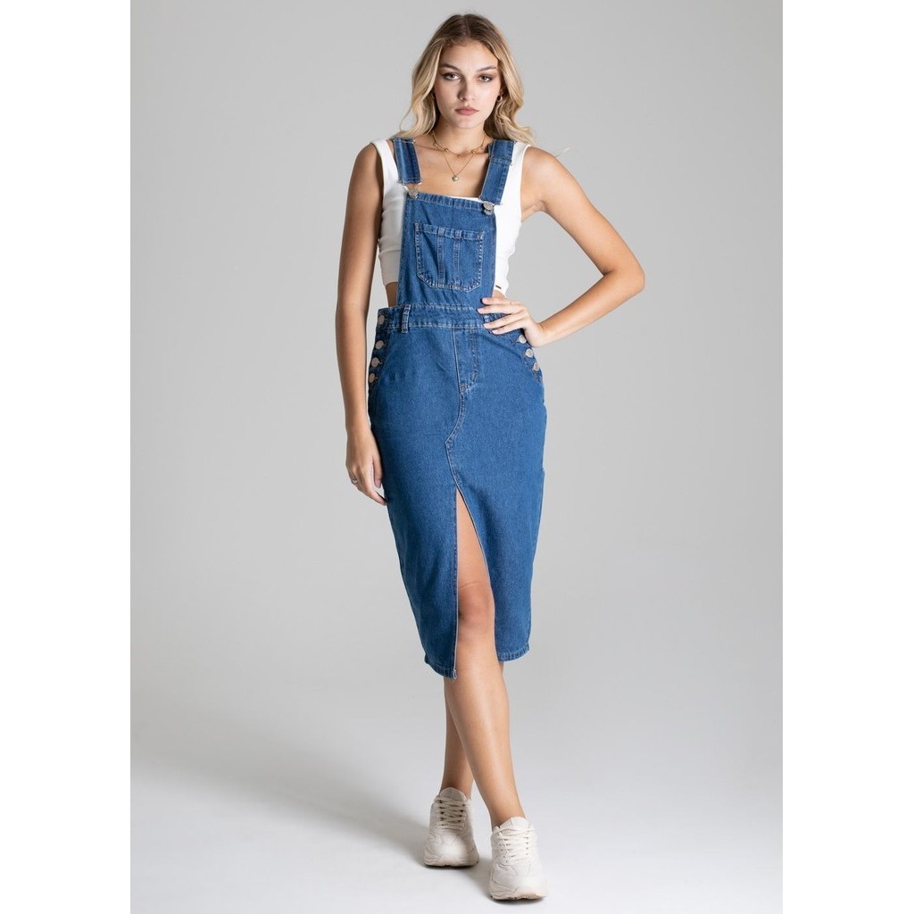 Salopete Jeans Sawary - 276270 | Shopee Brasil