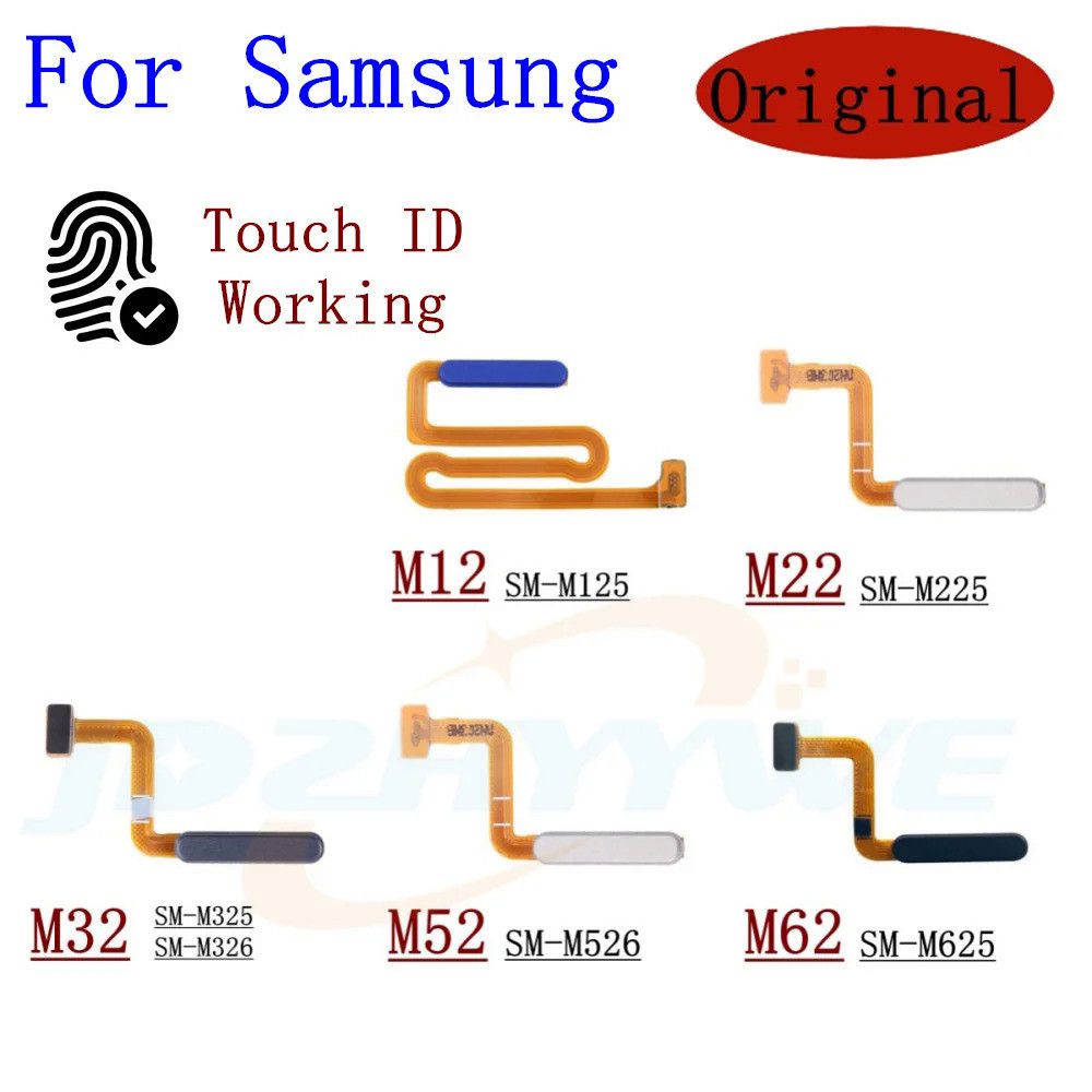 Sensor de impressão digital original para Samsung Galaxy M12 M22 M32 ...