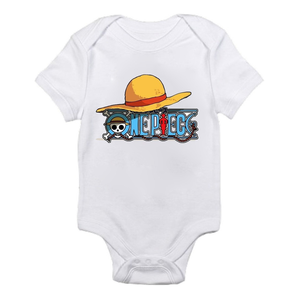 Body Bebês Anime Manga Cómic One Piece Monkey D. Luffy | Shopee Brasil