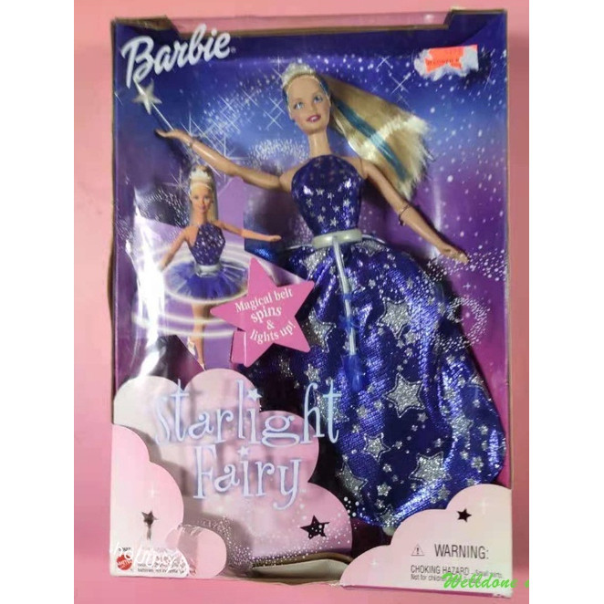 [Estoque Pronto] Barbie Fada Starlight 2001 Fada Starlight Barbie Fada ...
