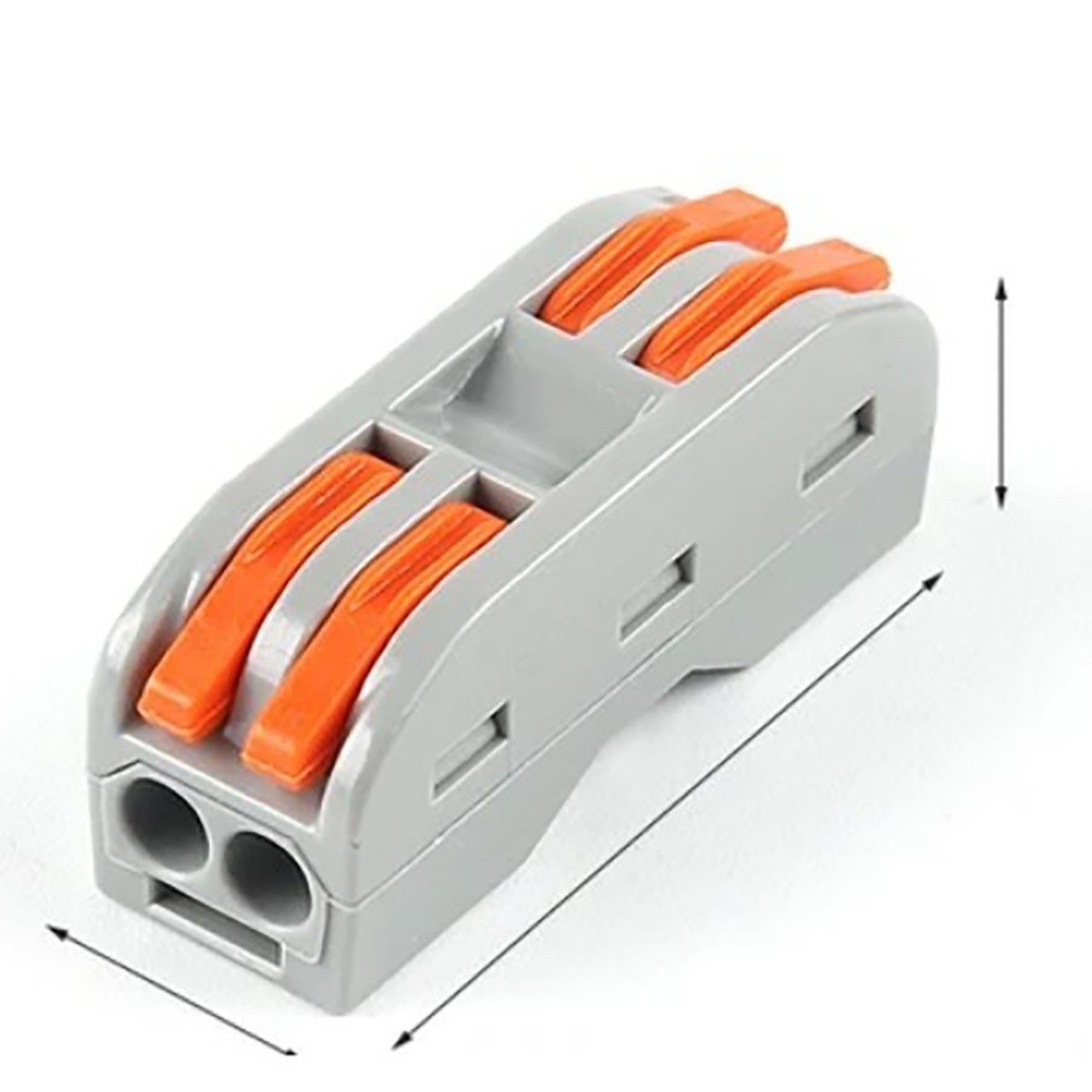 kit 10 un Conector Compacto Elétrico Emenda E Derivação 4mm e 6mm ...