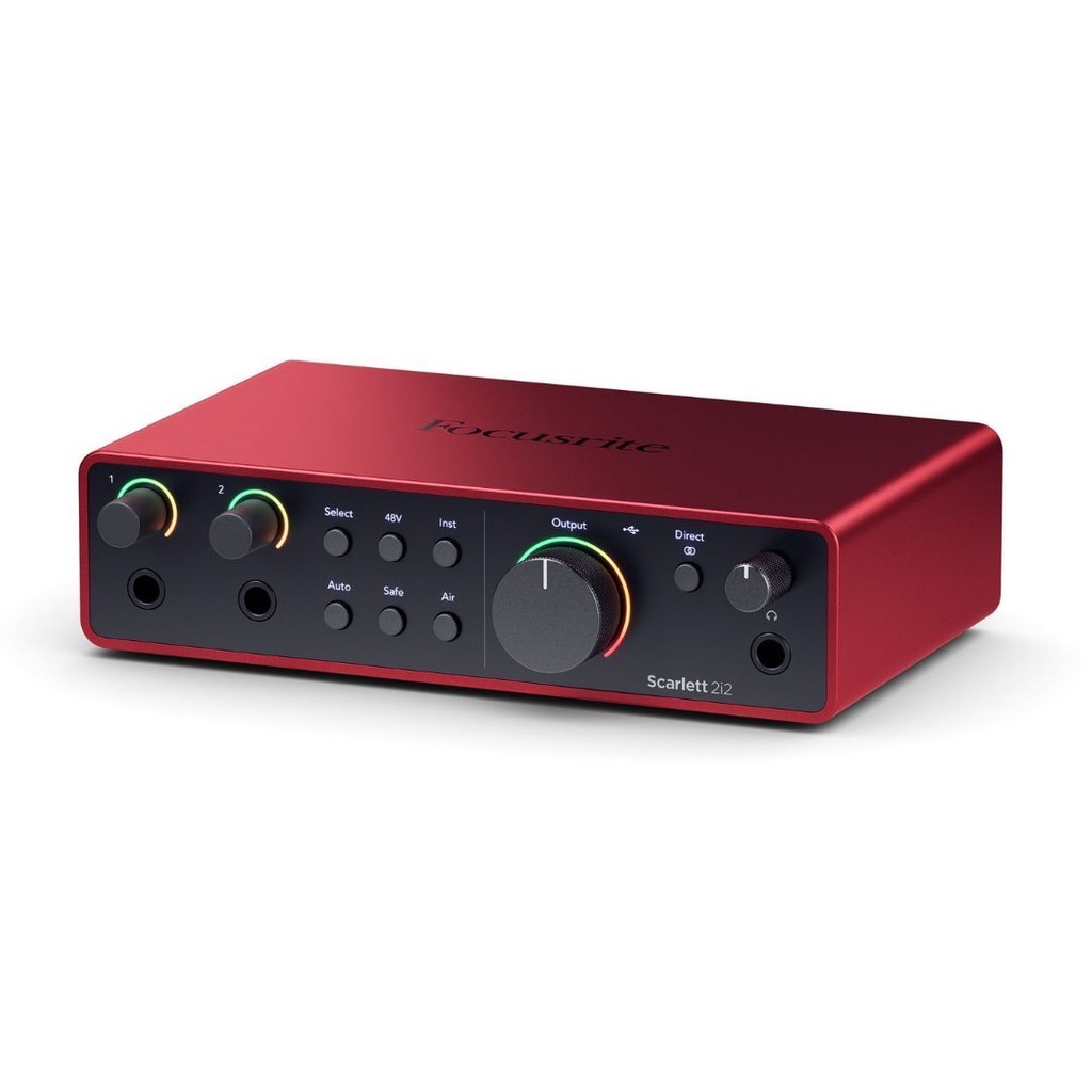 Interface de Áudio Focusrite Scarlett 2i2 4th Gen | Shopee Brasil