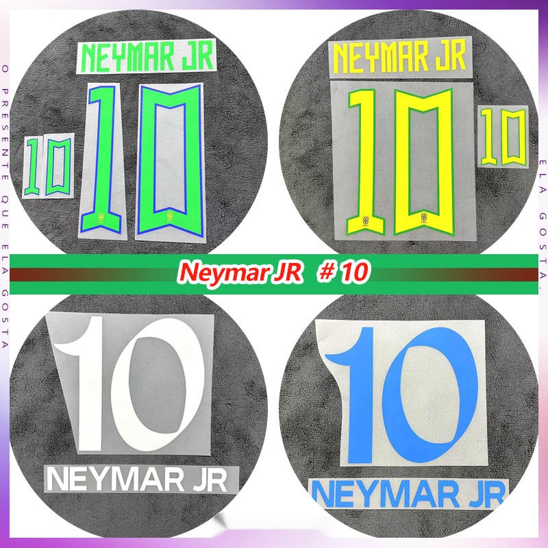 Neymar JR #10 [Number] Brasil Shirt Number/2023 Al Hilal Camisa De ...