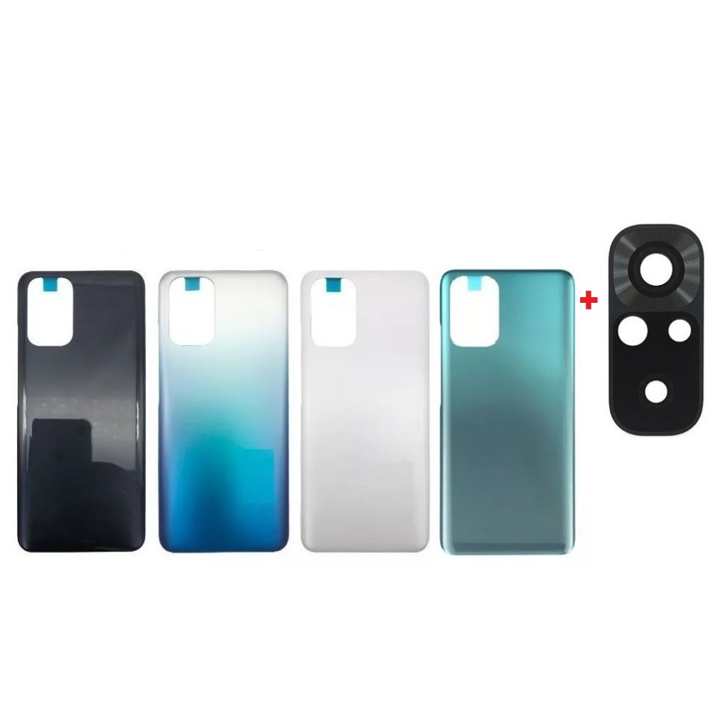 Kit Tampa traseira + Lente de vidro compatível Redmi Note 10 4g / Note ...