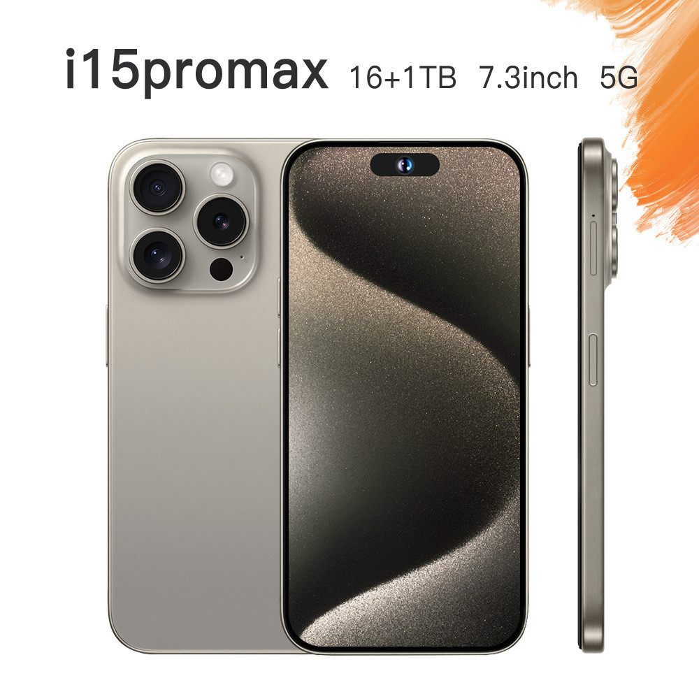 Ponto Quente i15promax 5G smartphone De Rede Completa Google Play 16 + 1TB 7,3 Polegadas ...