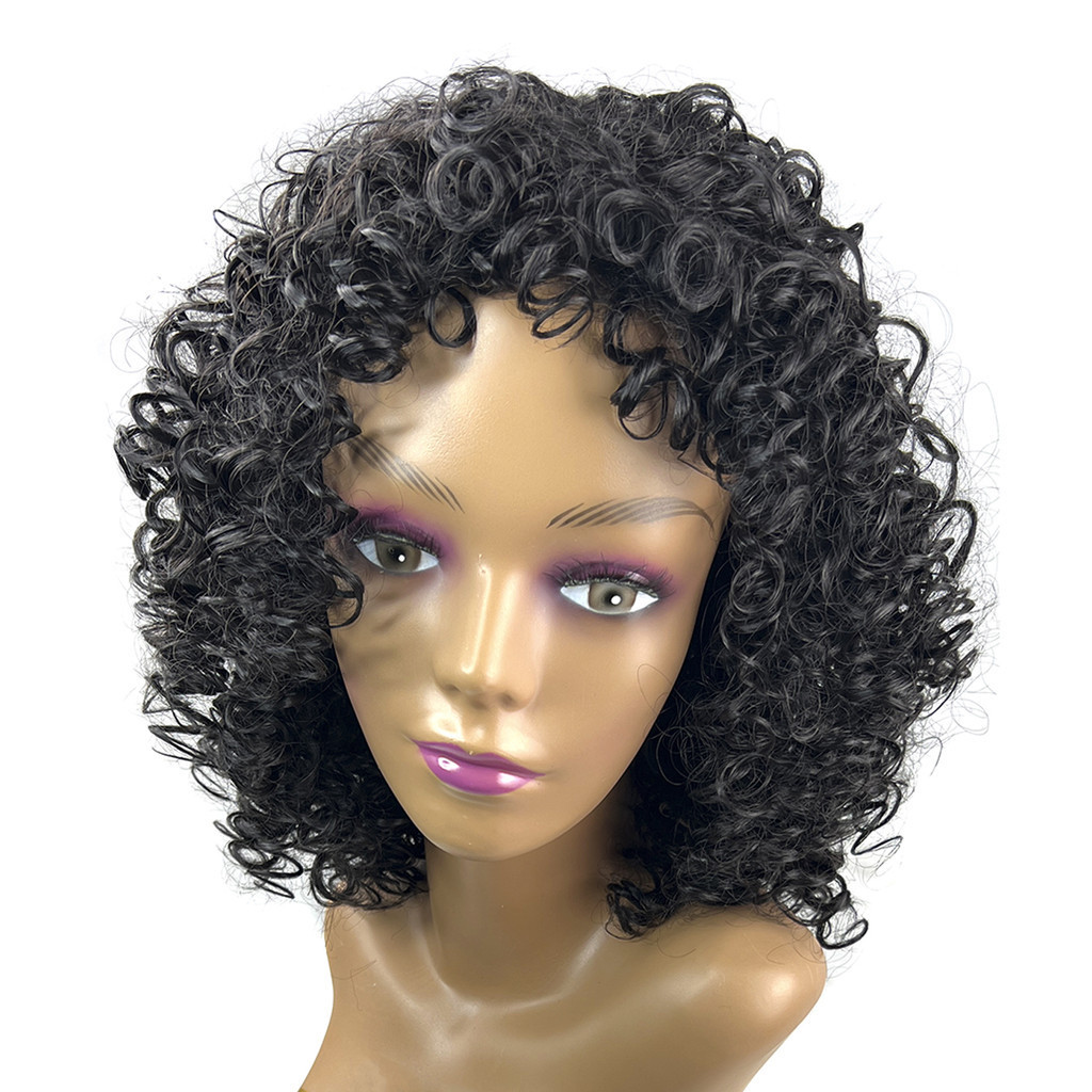 Peruca Lace Wig Cacheada Afro Orgânica Com Pentes Internos | Shopee Brasil