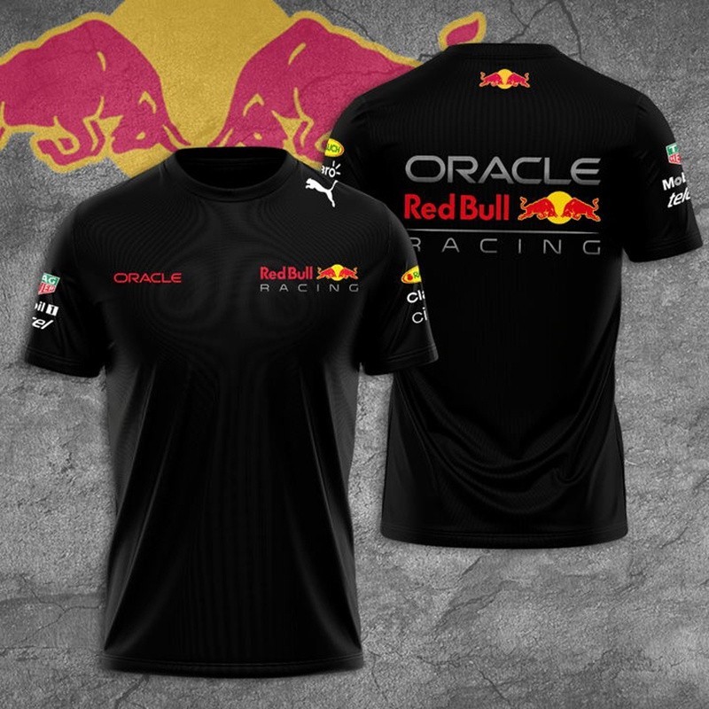 Equipe Oracle Red Bull Racing F1 Telcel Rauch 3D Print Casual T-Shirt ...