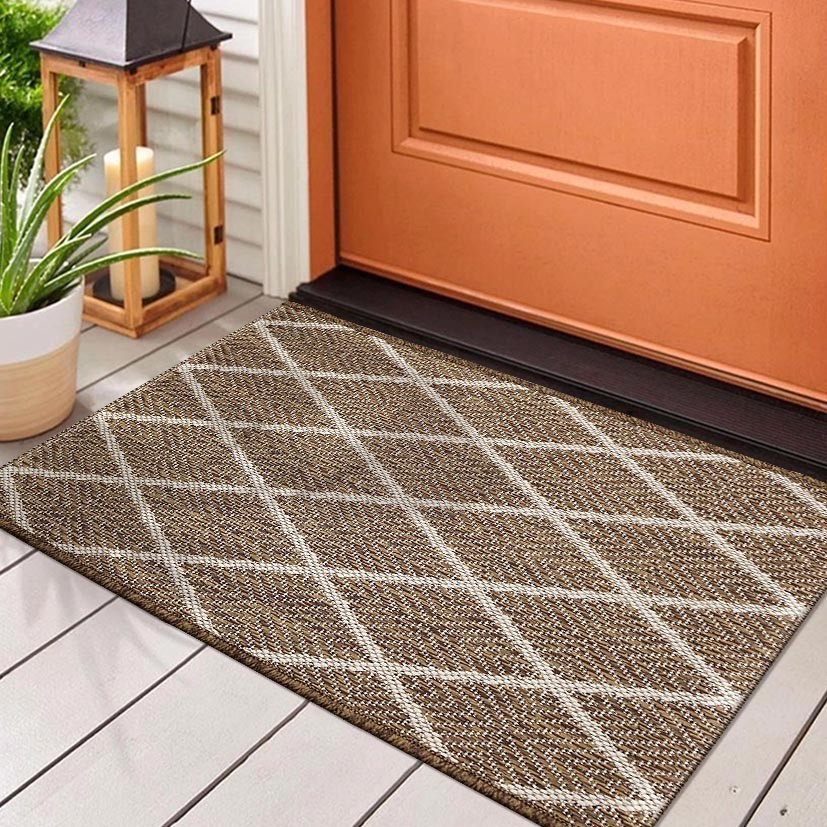 2 Tapete Porta Capacho Grande Antiderrapante Js Gemr 50x80 | Shopee Brasil