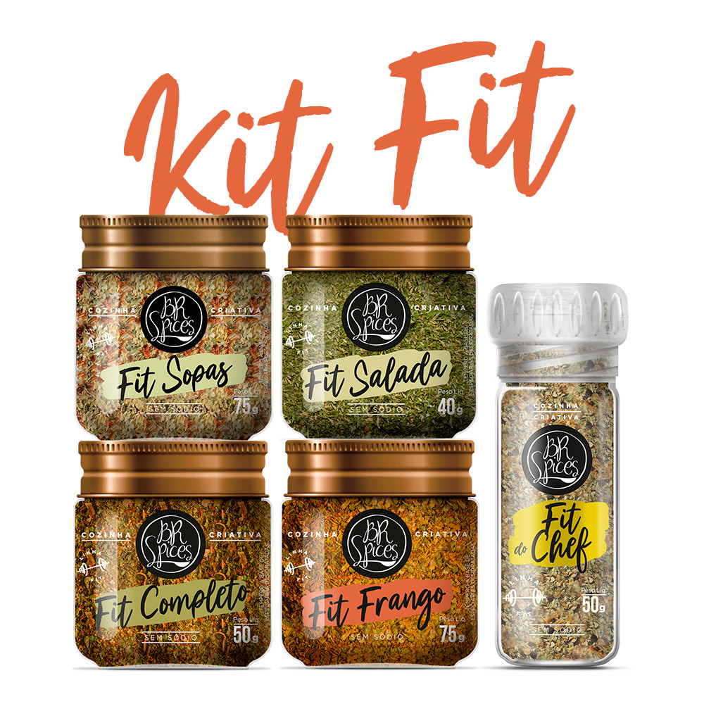 Kit Temperos Fit BR Spices | Shopee Brasil