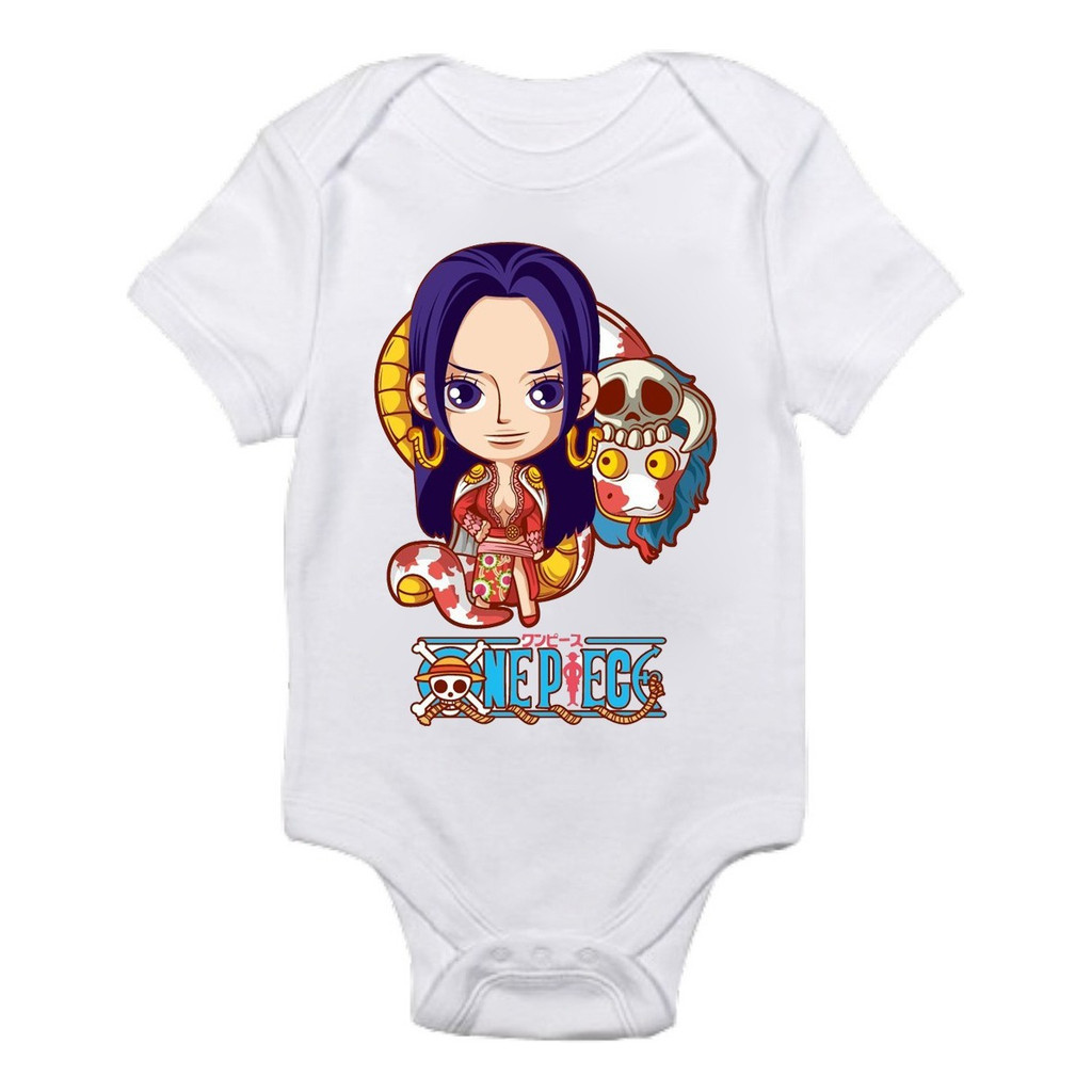Body Bebê Anime Manga Cómic One Piece Boa Hancock Kawaii | Shopee Brasil