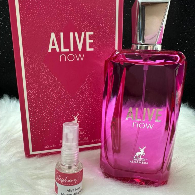Decante 5ml Perfume Árabe Alive Now Maison Alhambra (Ref. Olfativa ...