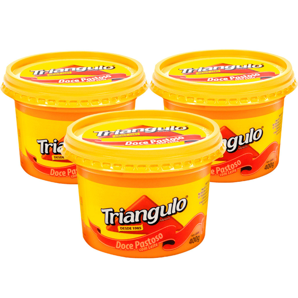 Kit 3und Doce de Leite Triangulo Mineiro 400g cada | Shopee Brasil