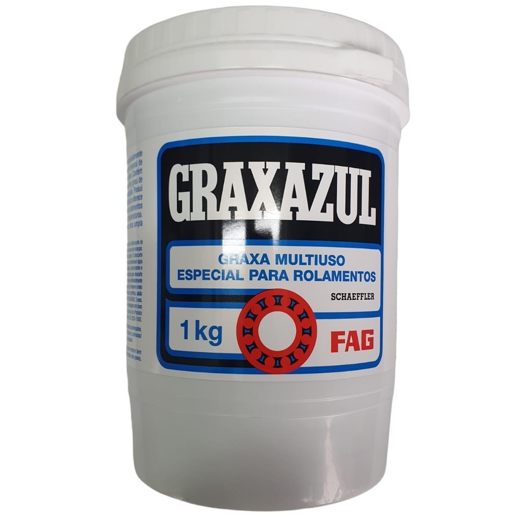 Graxa Azul Fag Para Rolamentos Multiuso Especial Lata 1 KG | Shopee Brasil