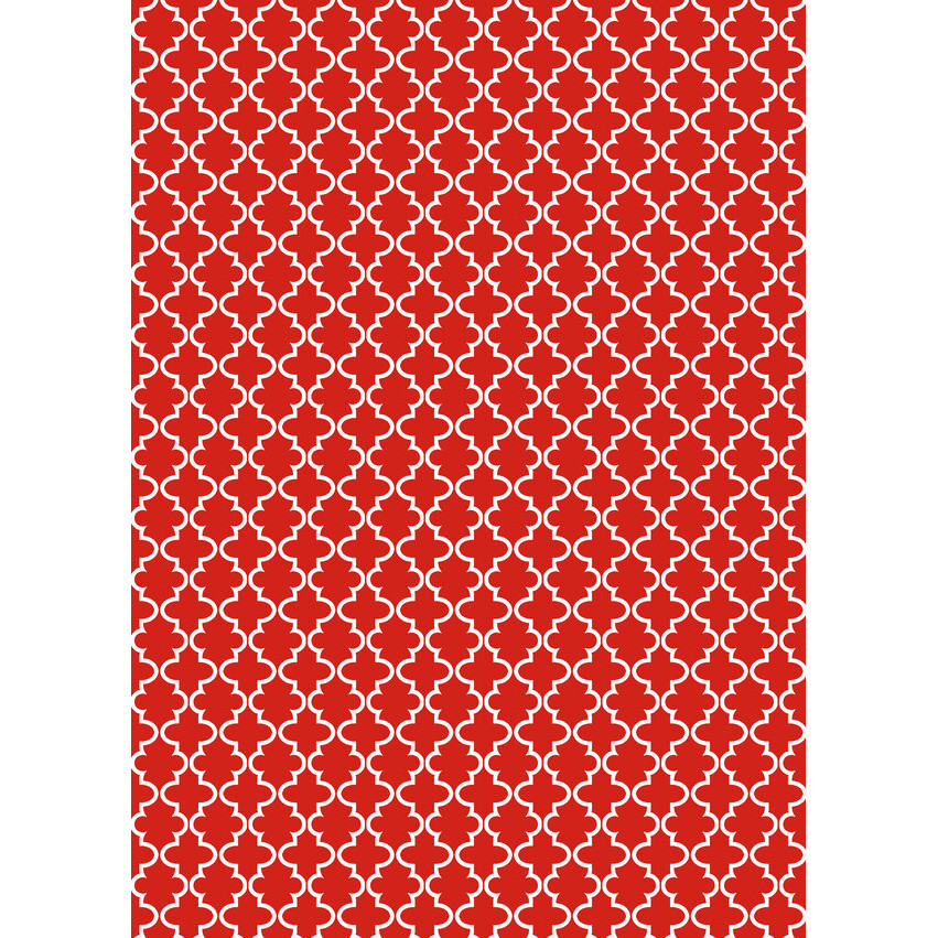 TRICOLINE SUQUE 4 BRANCO FUNDO VERMELHO(0,50X1,50MT) REF:181268 | Shopee Brasil