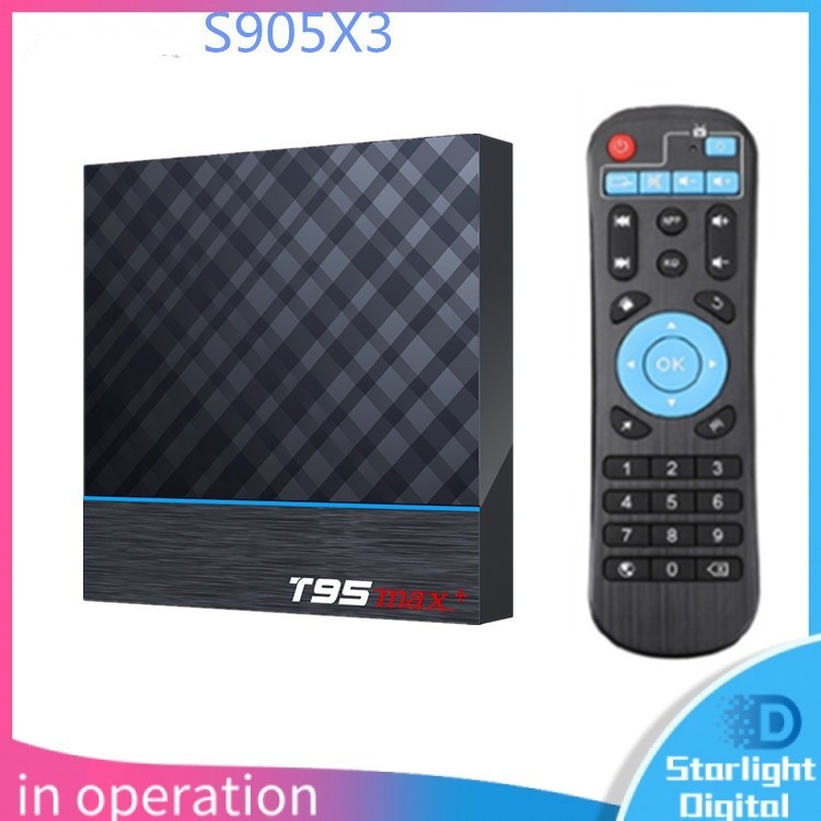 T95max Amlogic S905X3 4/64 9.0 Reprodução | Shopee Brasil