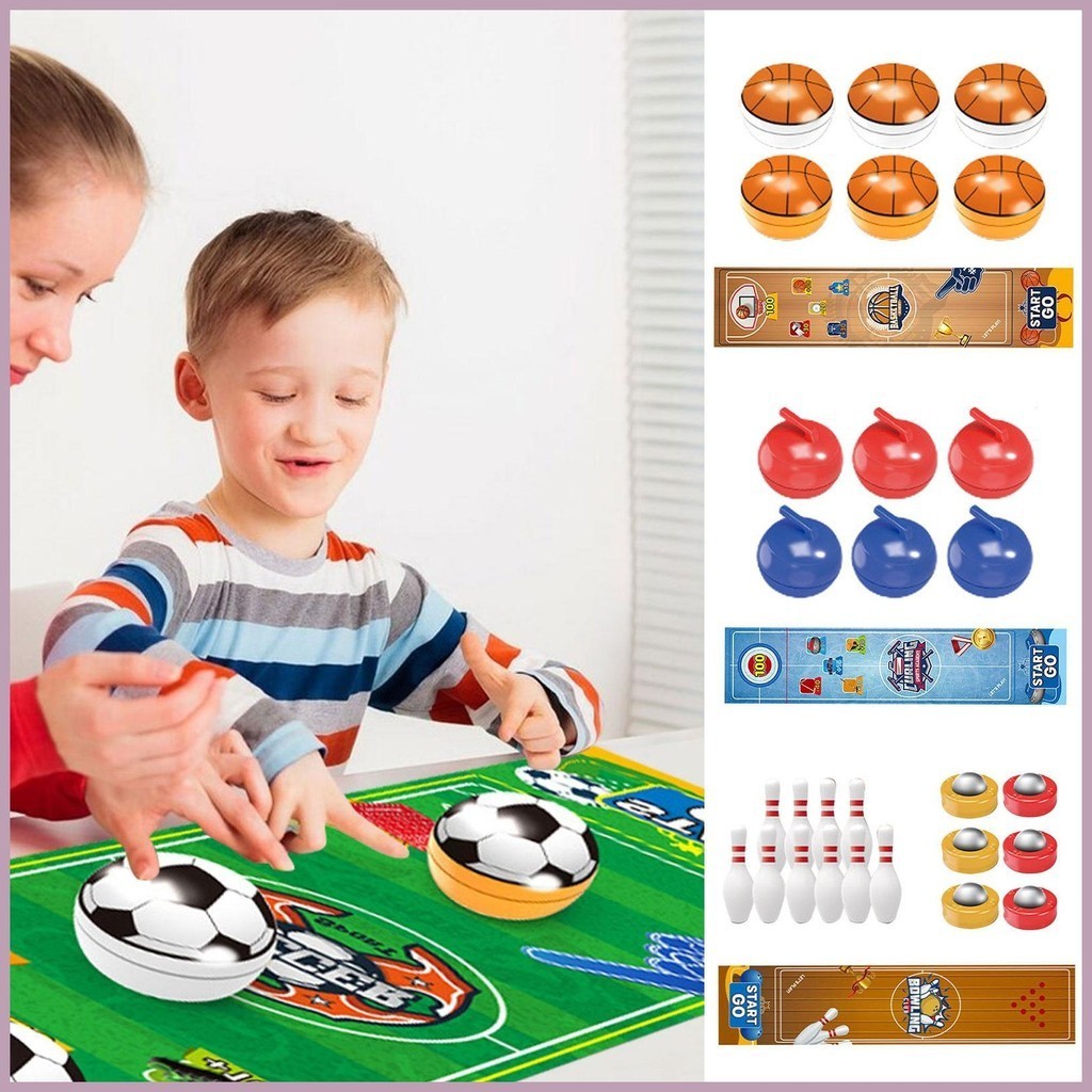 Jogo De Curling De Mesa Multiplayer Divertido Shuffleboard ...