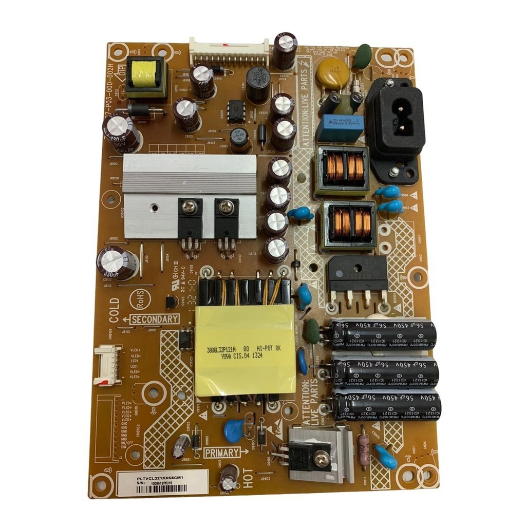 PLACA FONTE PHILCO 32PFL3008D 715G5827-P03-000-002H | Shopee Brasil