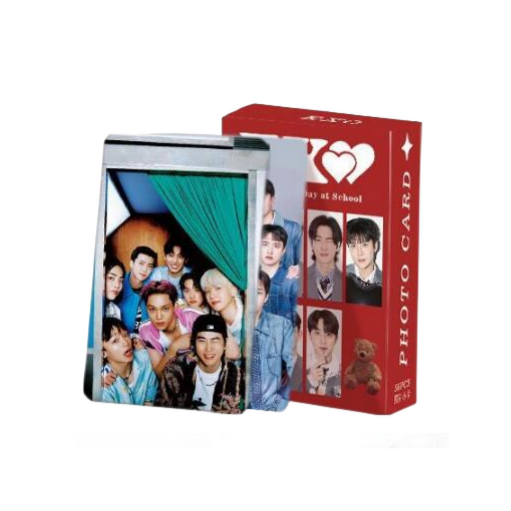 50-55pcs/box EXO BAEK HYUN SOLO Photocards Laser Holographic Lomo Cards Chanyeol BAEK HYUN SEHUN ...
